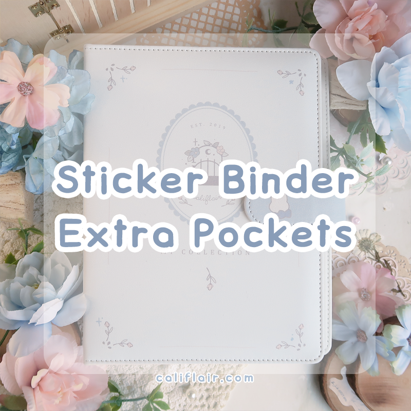 Sticker Binder Extra Pockets – Califlair